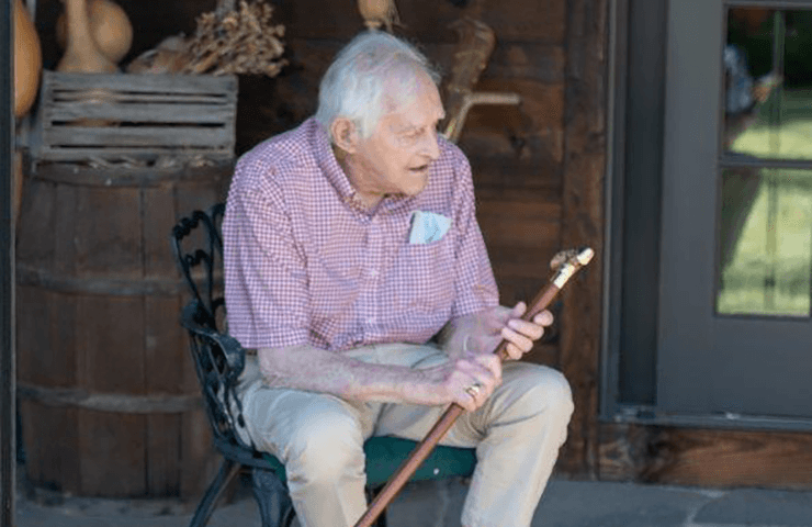 Ted Claydon Receives Worthington’s Golden Cane