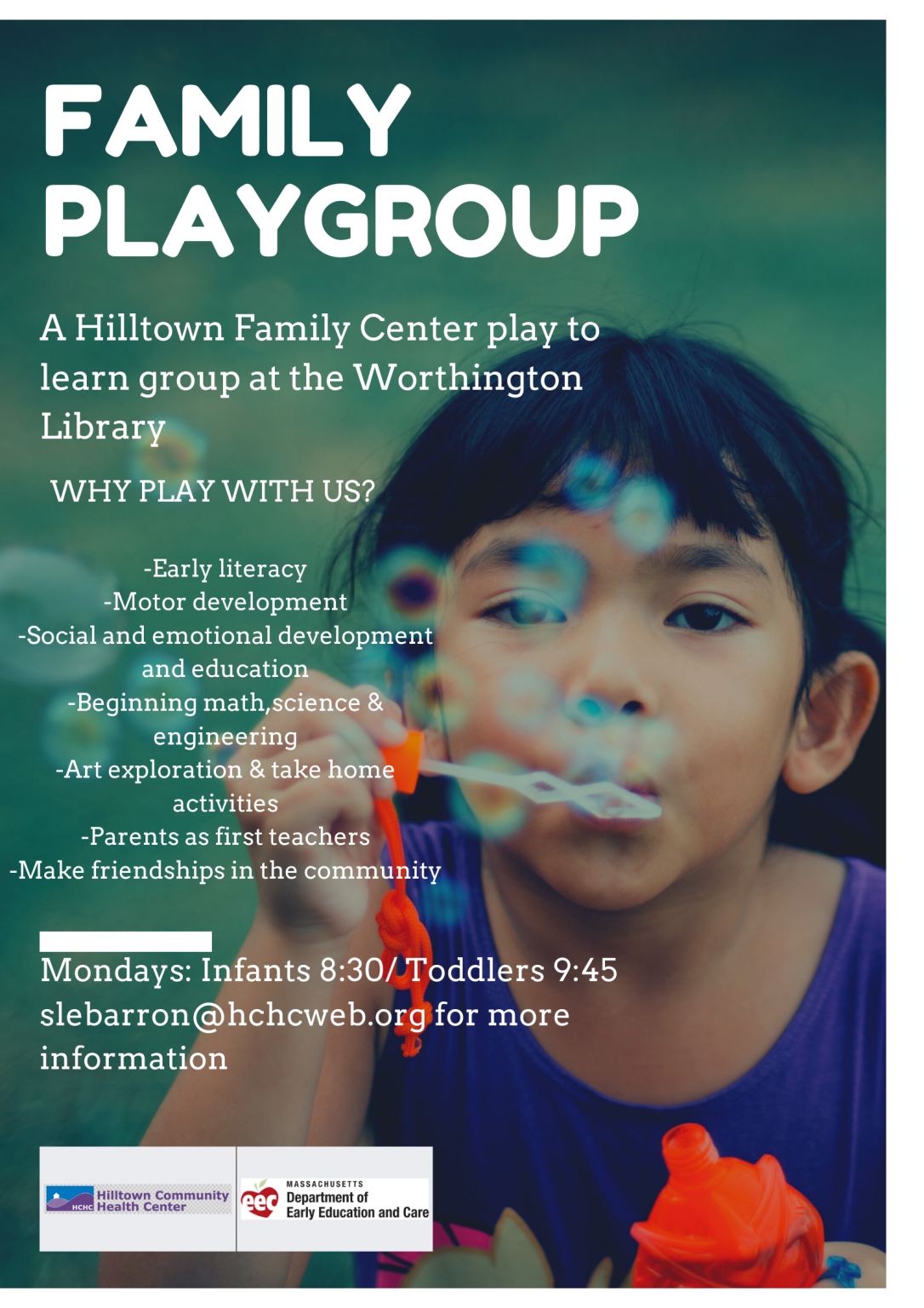 Hilltown Family Center Play Group @ Worthington Library