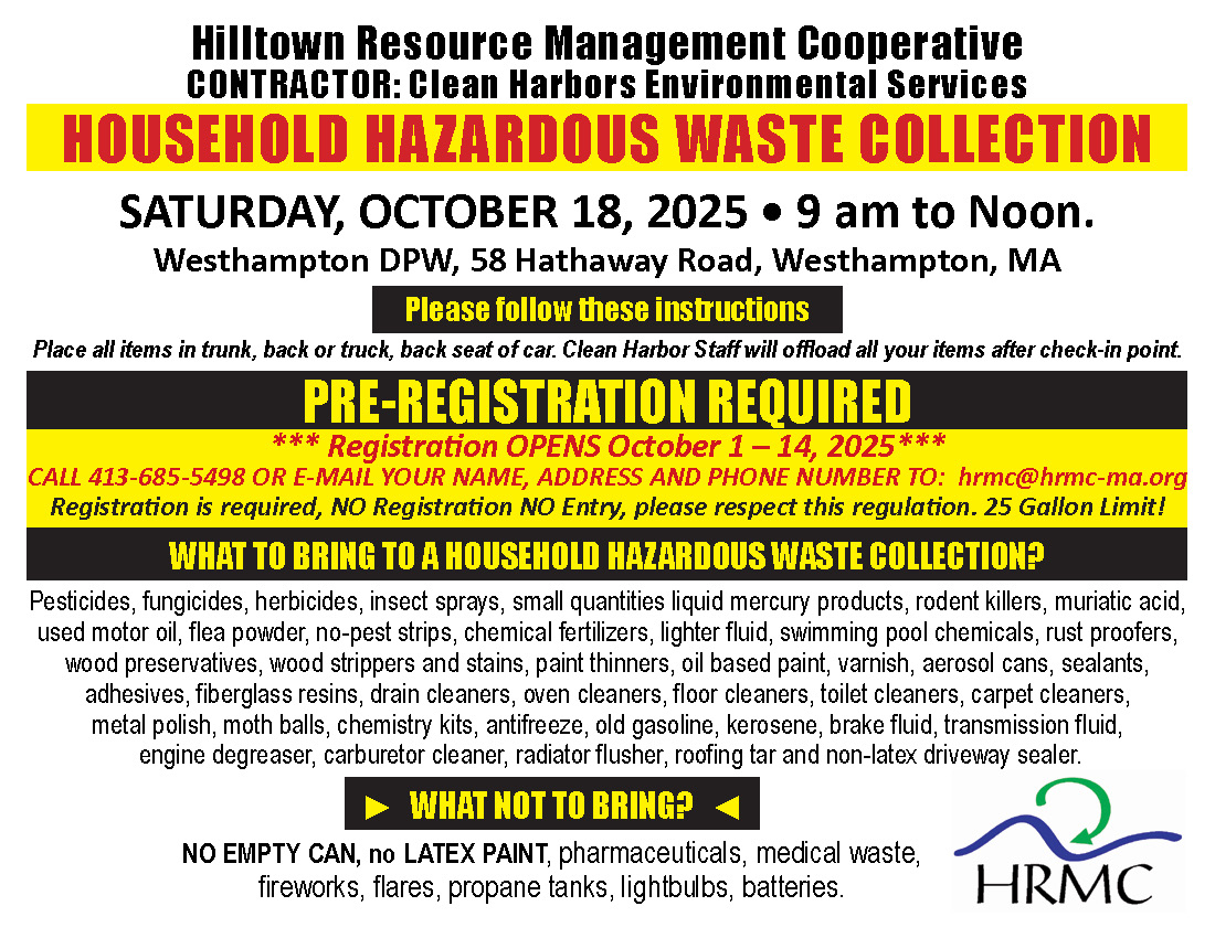 HOUSEHOLD HAZARDOUS WASTE COLLECTION